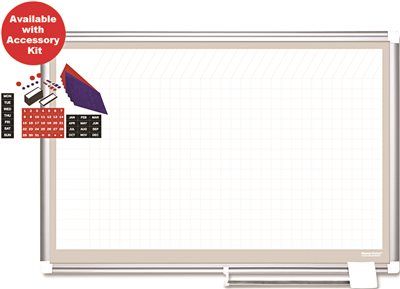 Mastervision All-Purpose Planner With Accessories 1 Inch X 2 Inch Grid ...