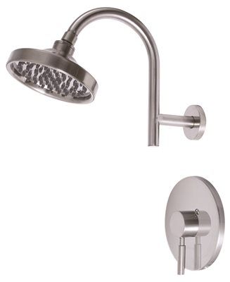 Premier Essen Shower Faucet With Single Lever Handle' Brushed Nickel ...