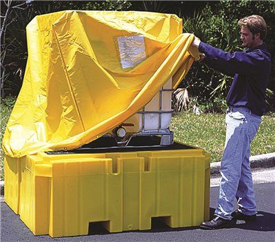 Ultratech Ultra-Ibc Spill Pallet Plus Ibc Tank Storage With Drain 360 ...